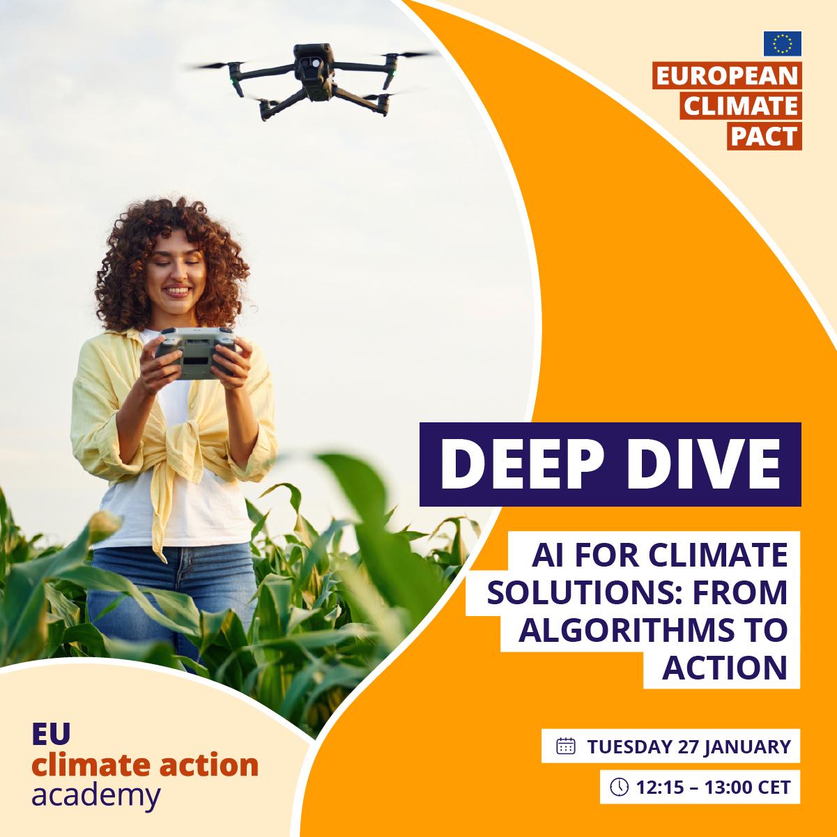 Deep dive AI for climate solutions: from algorithms to action