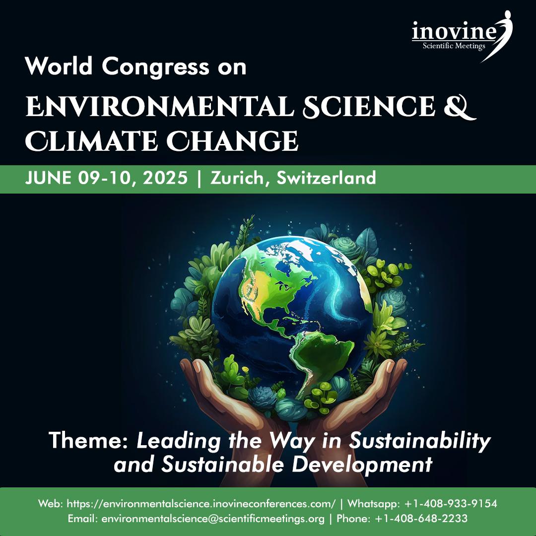 Satellite event: World Congress on environmental Science & Climate ...